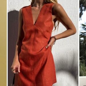 Commense | Dresses | Commense Cotton And Linen Dress | Poshmark